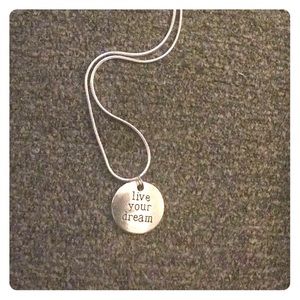 Jewelry | Live Your Dream Stainless Steel 2 Necklace | Poshmark